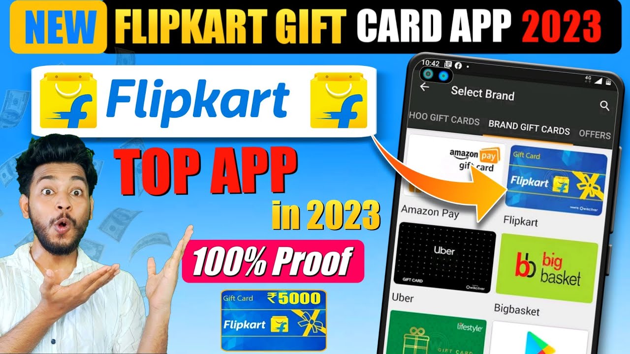 Free ₹500 Flipkart Gift Voucher Add| New Flipkart Gift Card Earning App ...