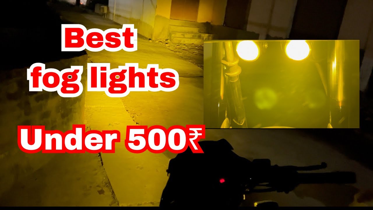 BEST LED FOG LIGHTS FOR BIKES | FORG LIGHTS FOR BIKE UNDER 500RS | FOG ...