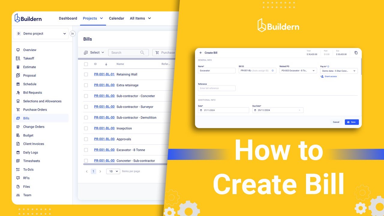 How To Create Bill - YouTube