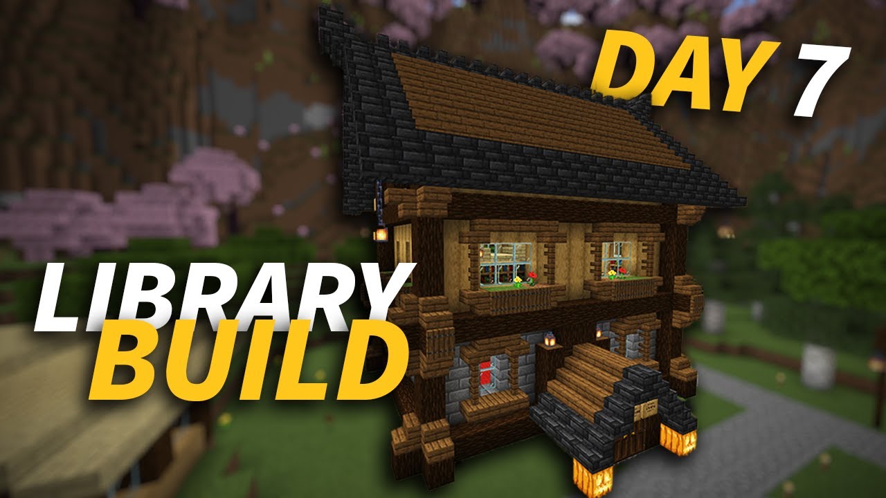 Building for Enchanting Table! | Day 7 Bedrock - YouTube