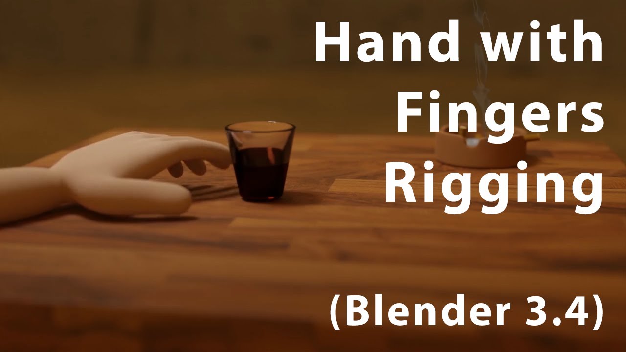 Blender 3.4 Hand with fingers modelling and aniamtion tutorial series ...