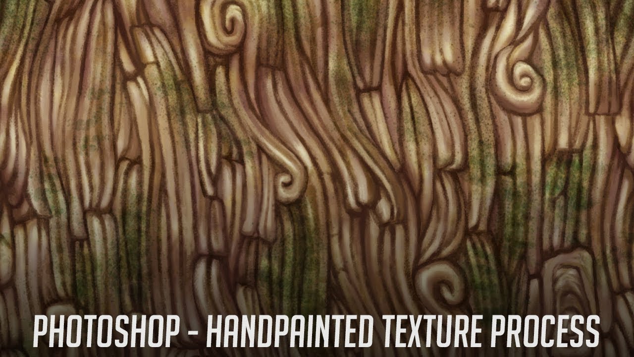 Handpainted Tree Texture Process - YouTube