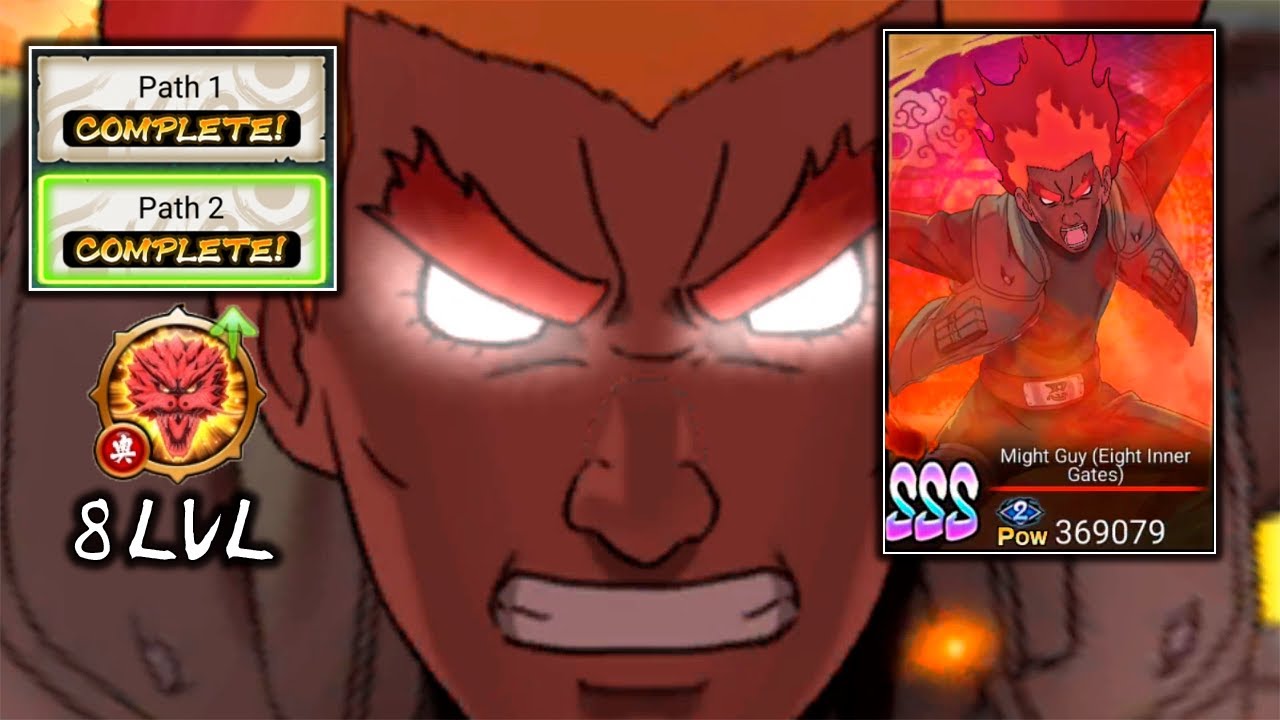 NxB NV: 7★ Guy (Inner Gates) Maxed | Attack Mission - YouTube