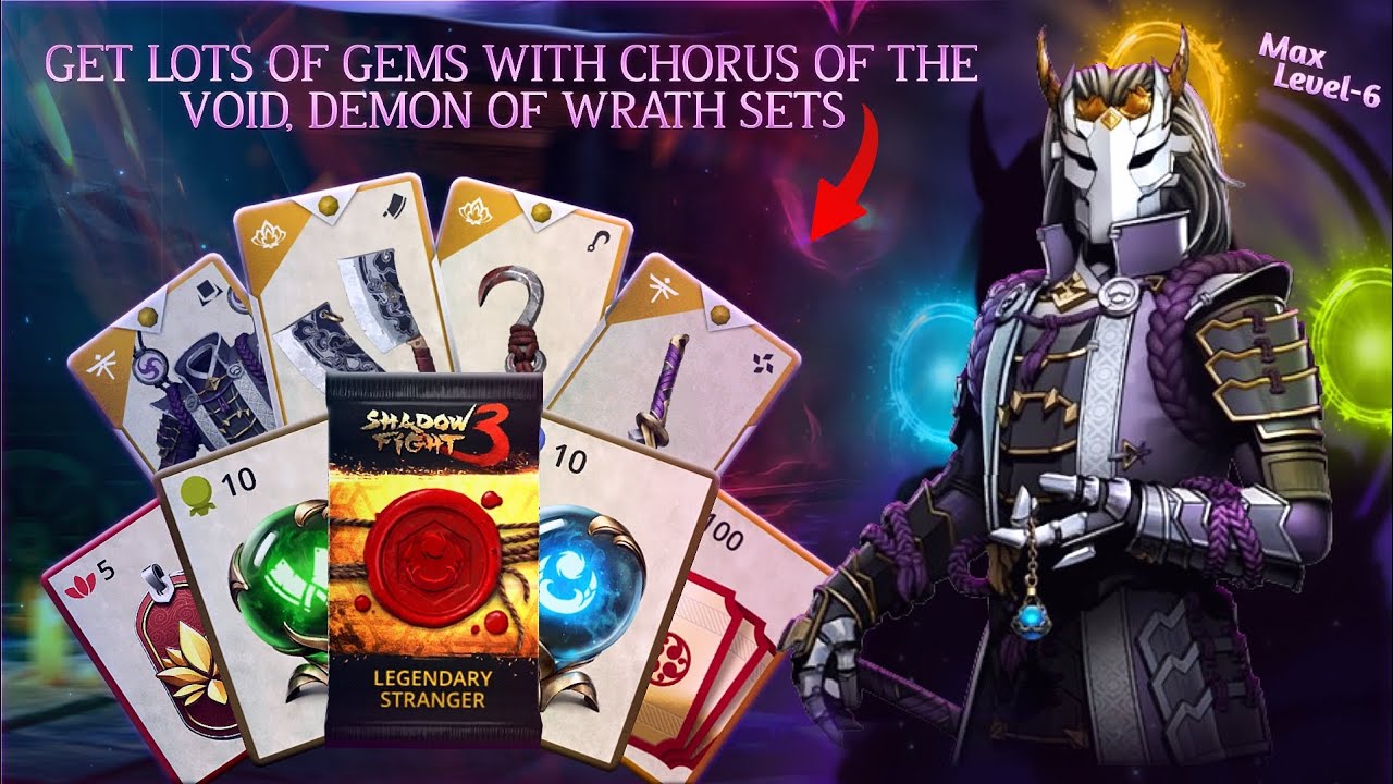 Get Lots of Gems with 2 Powerful Legendary Sets in Shadow Fight 3 | how ...