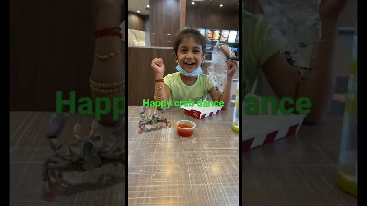 Crab dance with Reyaa #shorts - YouTube