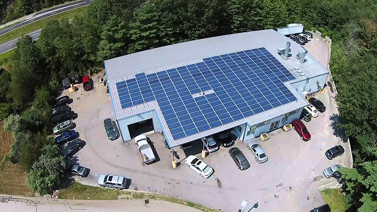 A Tour of Long Subaru Solar Panels from Above - YouTube