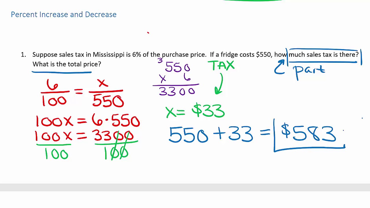 Lesson 8: Applications of Percent - YouTube