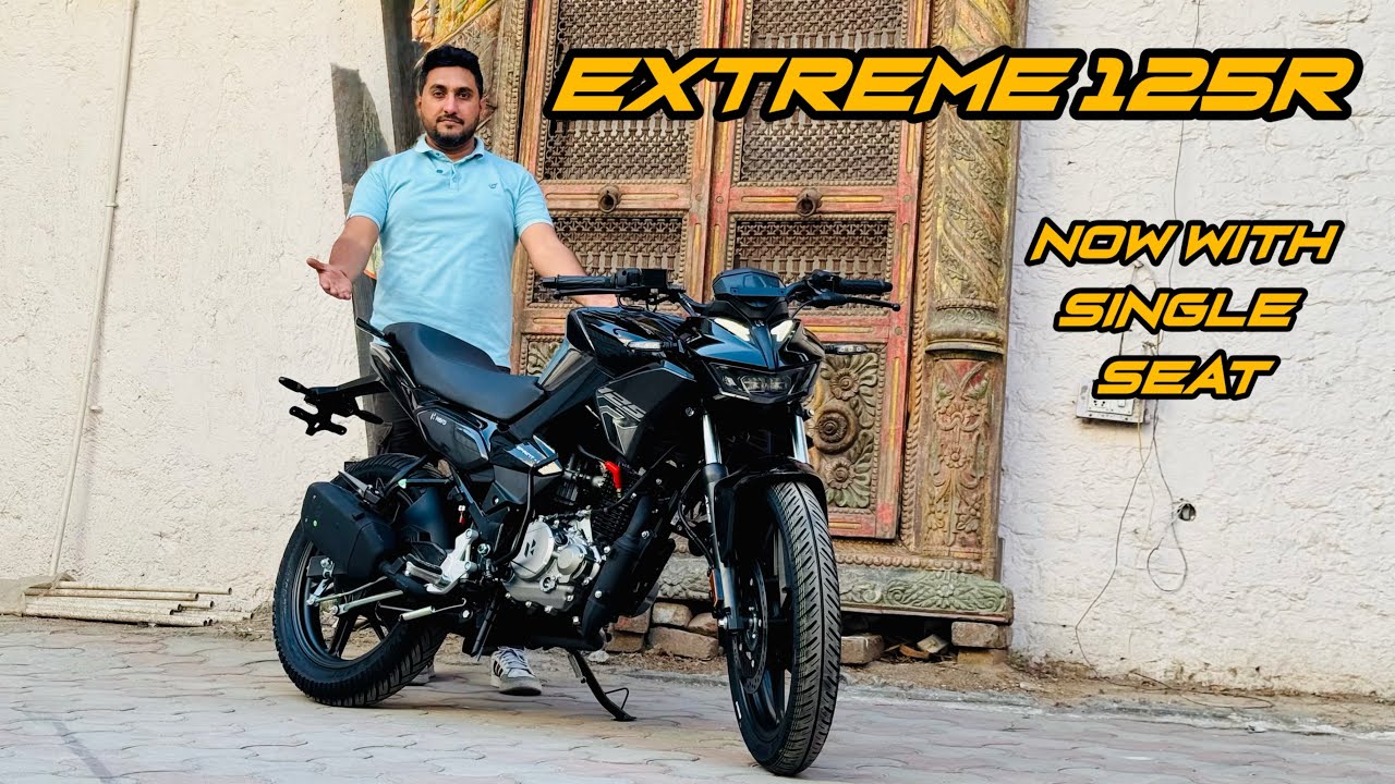 New Hero Extreme 125R Single Seat - YouTube