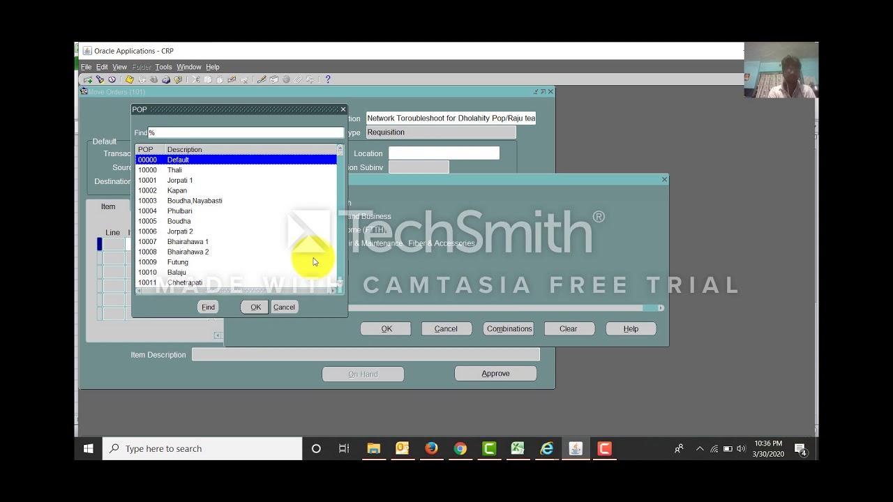 Move Order issue for Network troubleshoot - YouTube