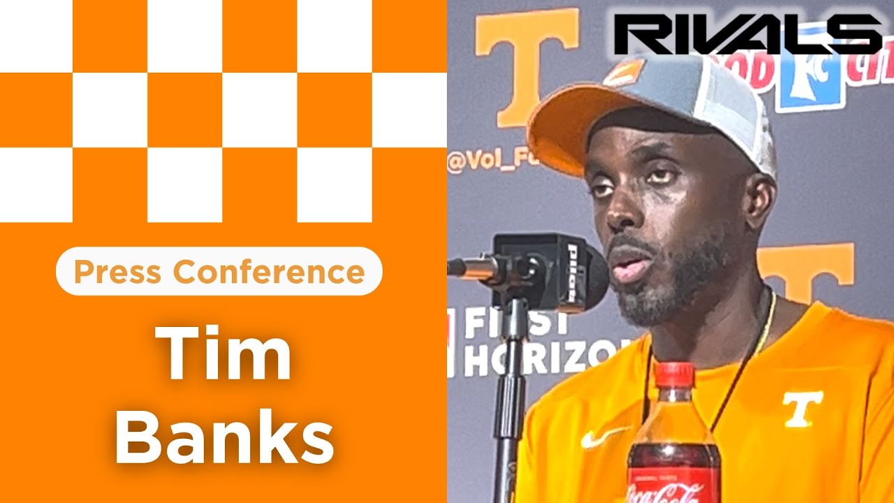 Tennessee football defensive coordinator Tim Banks talks upcoming game ...