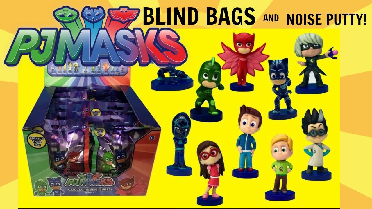PJ Masks Series 2 Blind Bags Opening and Funny Flarp Fart-like Noise ...