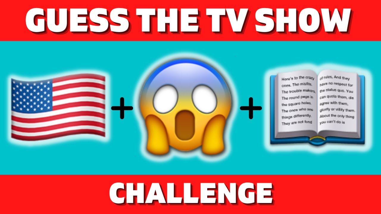 Guess The TV Show By Emoji Quiz | Television Challenge 📺 - YouTube