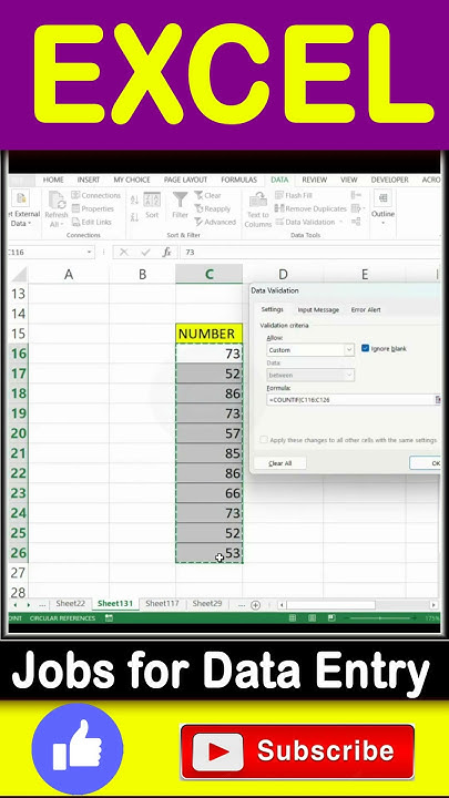 Duplicate Valu Circle In Excel Excel Exceltips Msoffice Tally Exceltricks Ppt