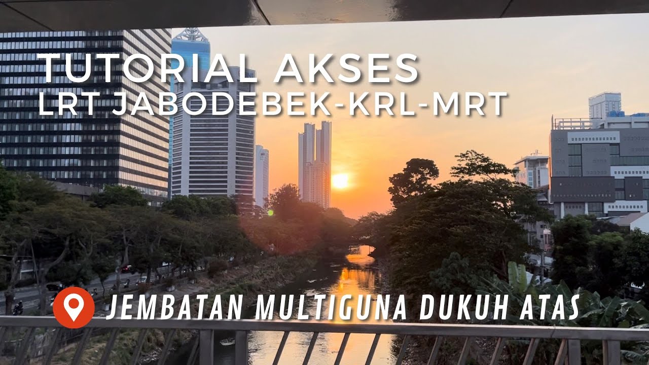 Tutorial Akses LRT Jabodebek Dukuh Atas ke MRT Dukuh Atas | Jembatan JPM Dukuh Atas # ...