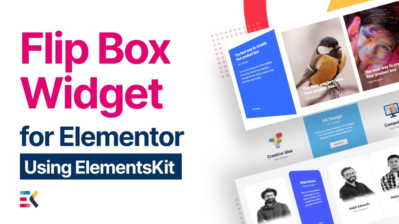 Flip Box Widget for Elementor | Elementskit | All-in-one addon for Elementor - YouTube