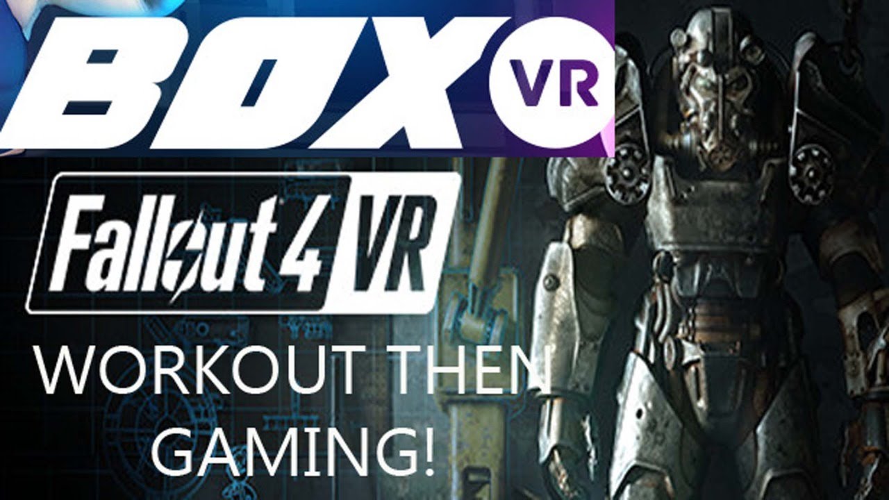 Box VR with Rap Circle music, then Beat Saber, FALLOUT 4 VR later ...