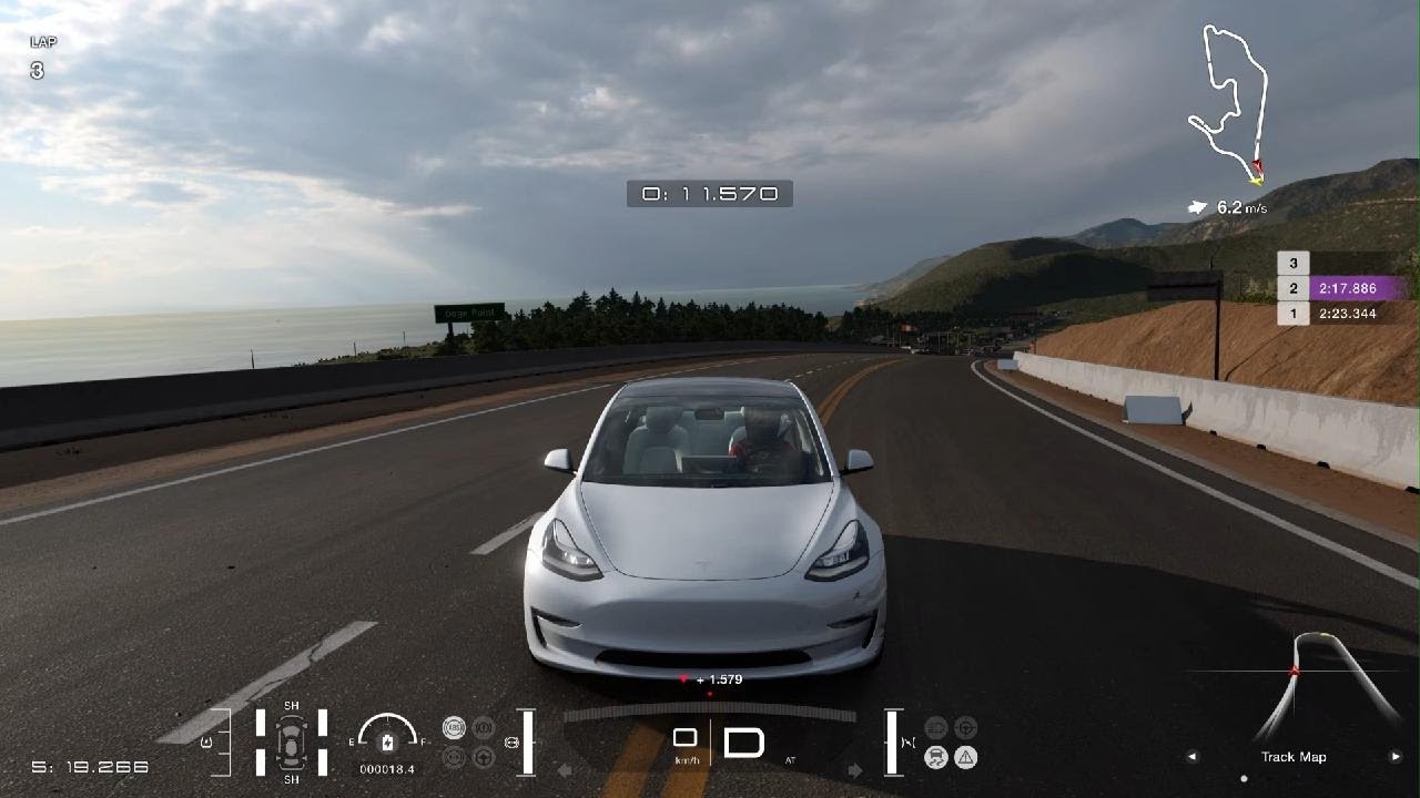 Test drive Tesla Model 3 Performance '23 | Gran Turismo 7 PS5 - YouTube