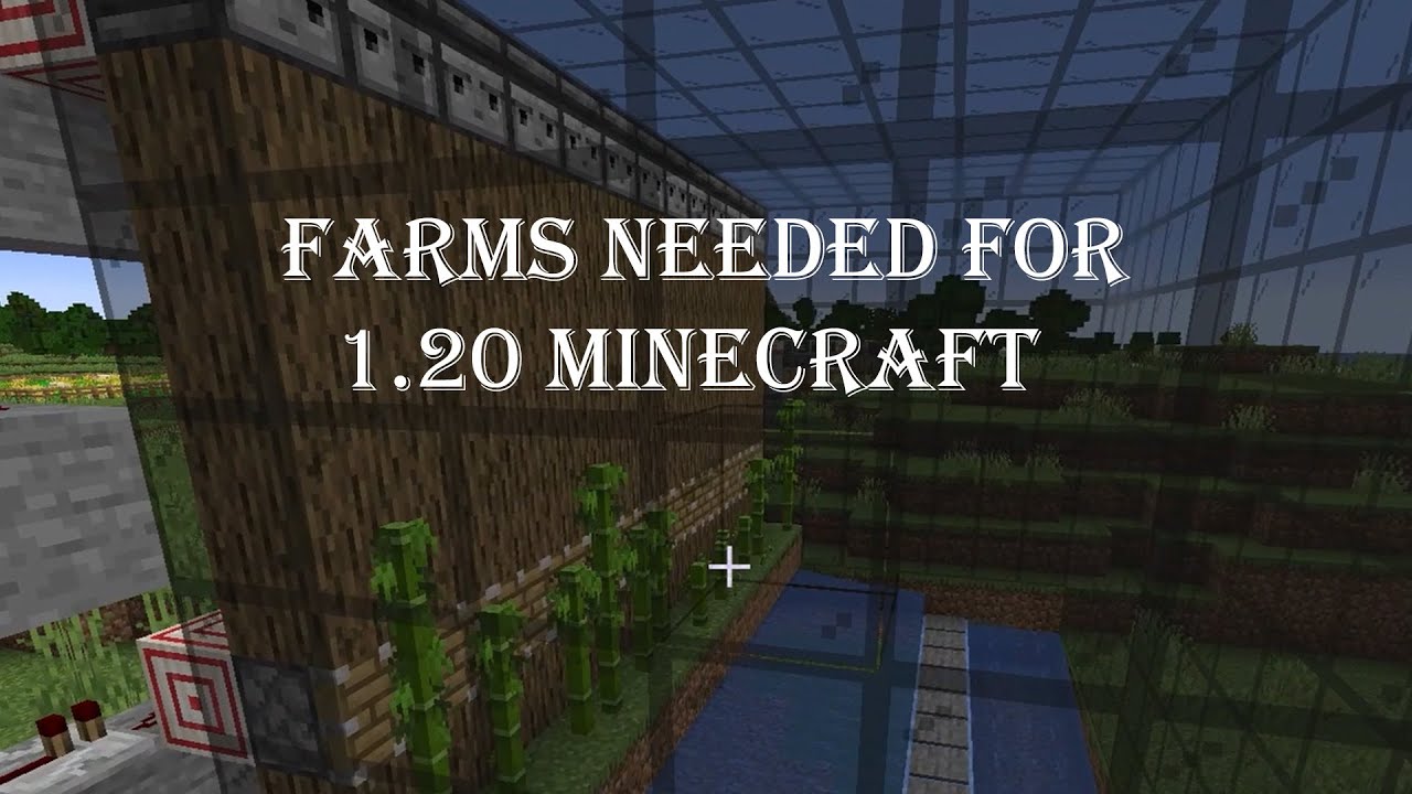 Essential Farms For 1.20 Minecraft Update - YouTube