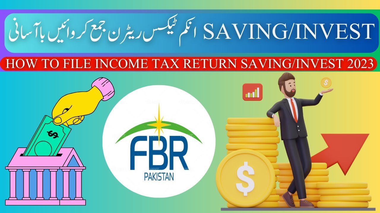 How to file income tax return for savings & investment in FBR Pakistan ...