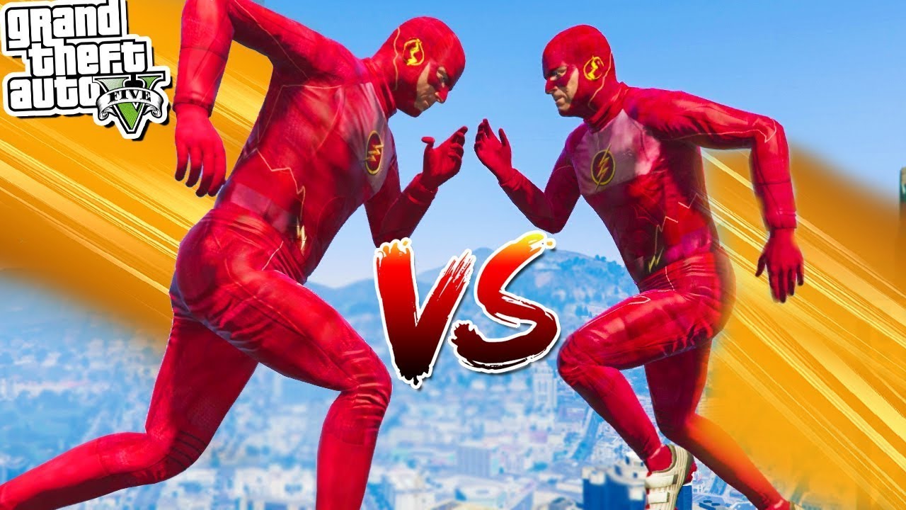 GTA 5: THE FLASH Vs THE FLASH!?🙃💥(GTA 5 Mods Gameplay) - YouTube