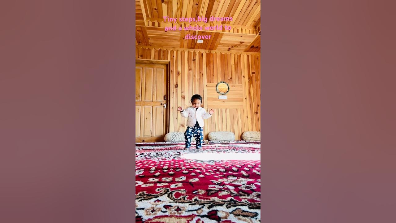 My baby started walking 💕🦋|| #trendingshorts #mybaby #daughter #love - YouTube