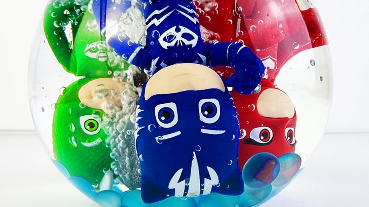 Learn Colours With PJ Masks Toys Fish Tank Toy - YouTube
