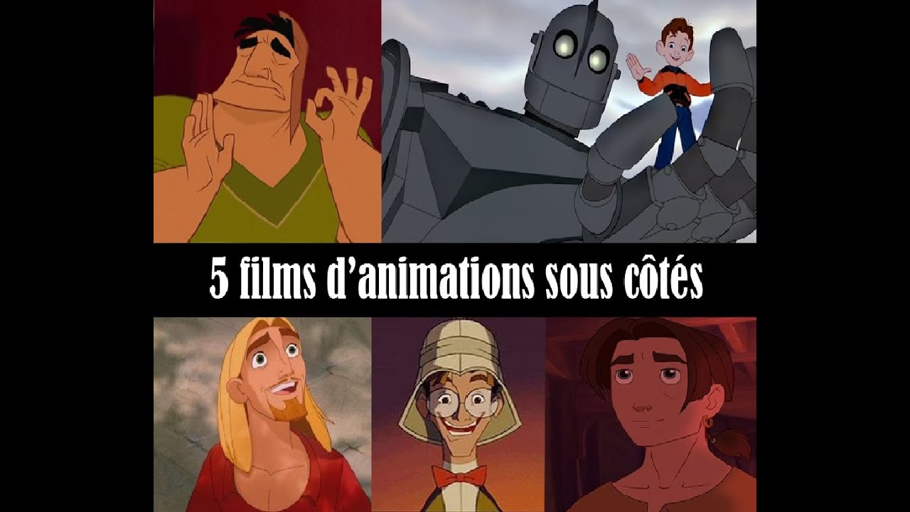 5 films d'animation sous côtés - YouTube
