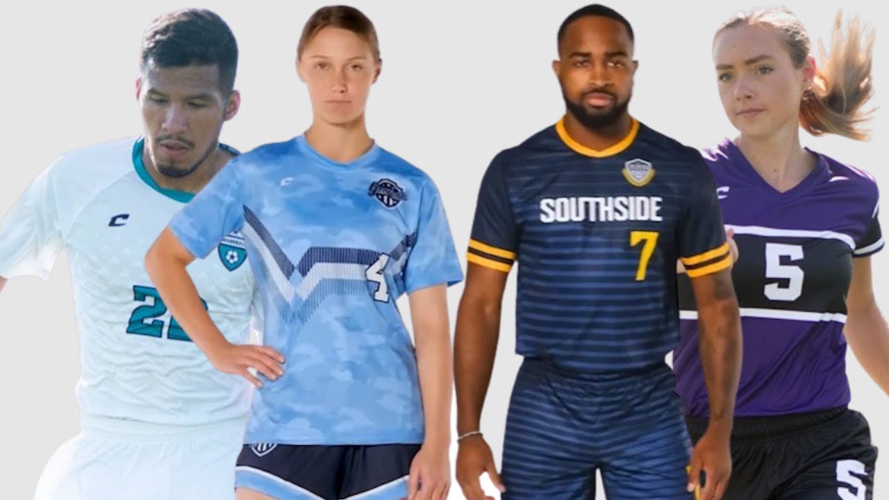 Design Inspiration! Custom Soccer Uniform Creator Examples - YouTube