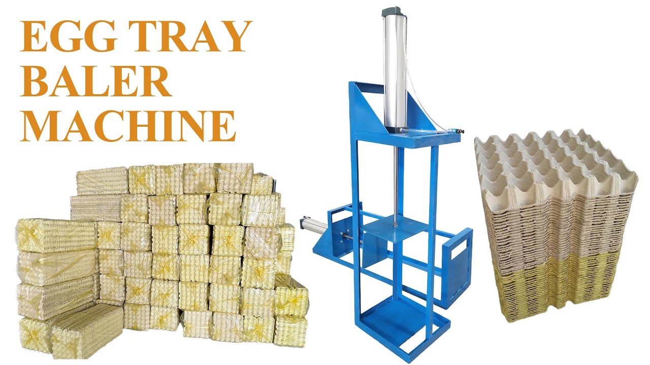 Egg Tray Baler Machine: How to Compress Egg Cartons for Transporting? # ...
