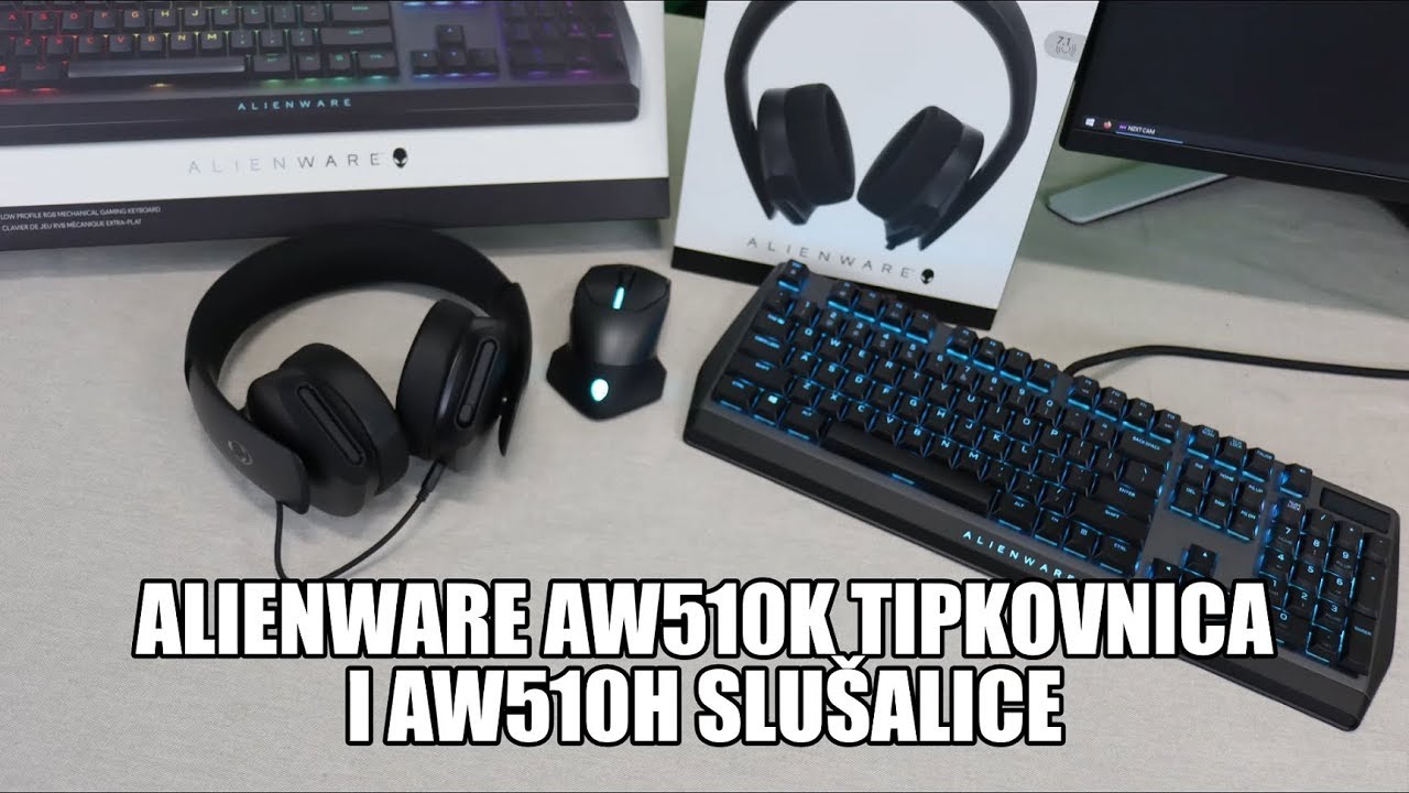Alienware AW510K tipkovnica i AW510H slušalice - osvrt - YouTube