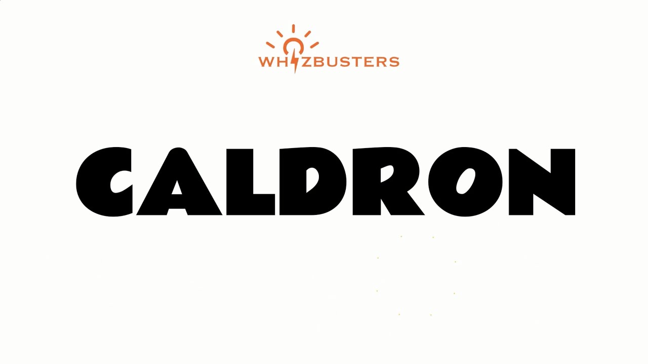 CALDRON (noun) Meaning, Pronunciation and Examples in Sentences | GRE ...