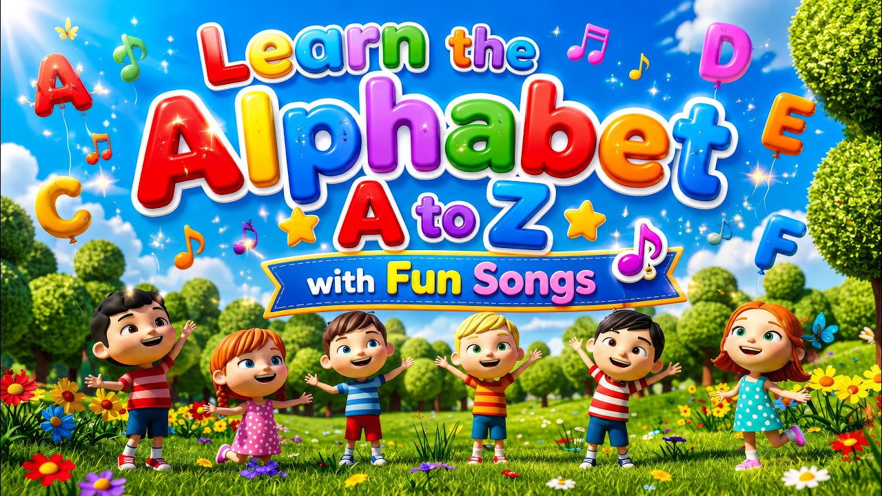 🎵 Learn the Alphabet A to Z with Fun Songs & Pixar-Style Animation ...