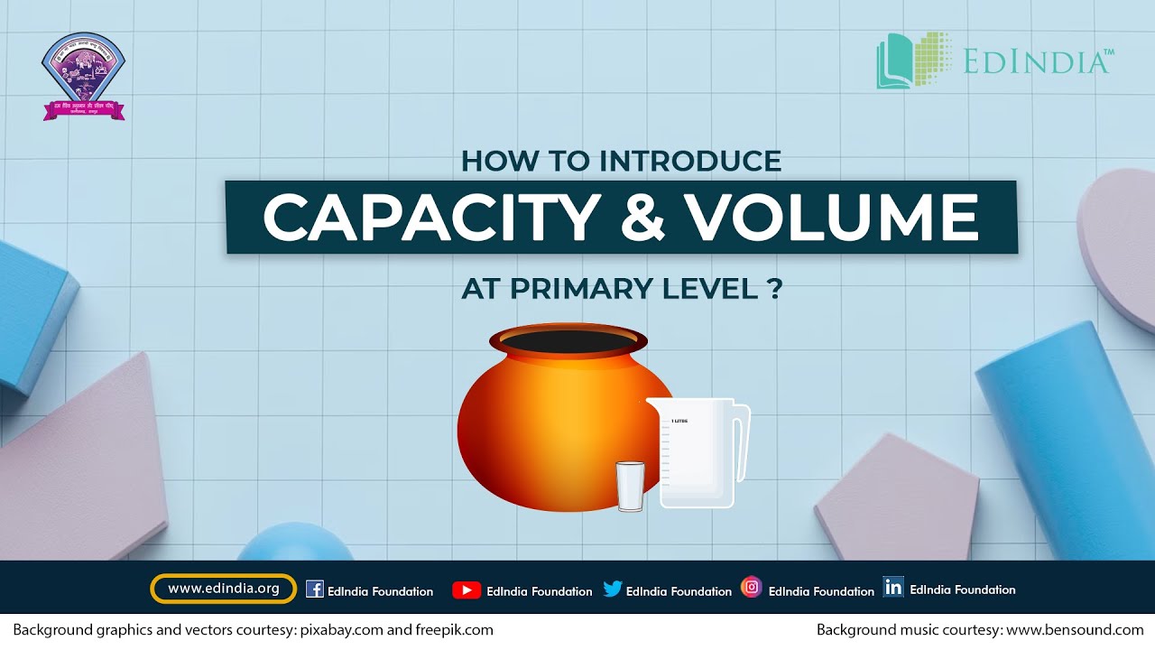 How to introduce Capacity & Volume ? | Measurements | Primary Maths ...