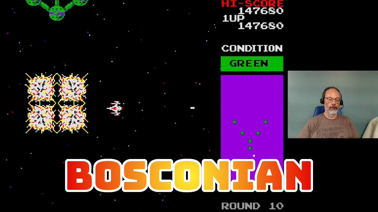 Arcade Game Play, Bosconian - YouTube