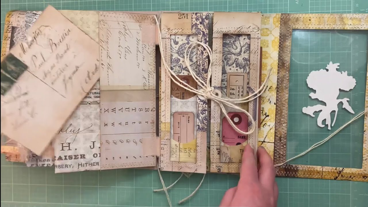 Vintage Folio Journal - Flip Through - YouTube
