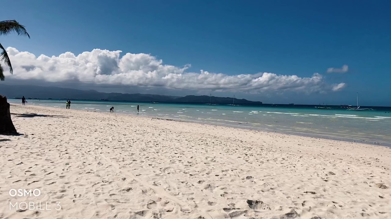 Panoramic Sweep of the New Boracay Beach 2020 - YouTube