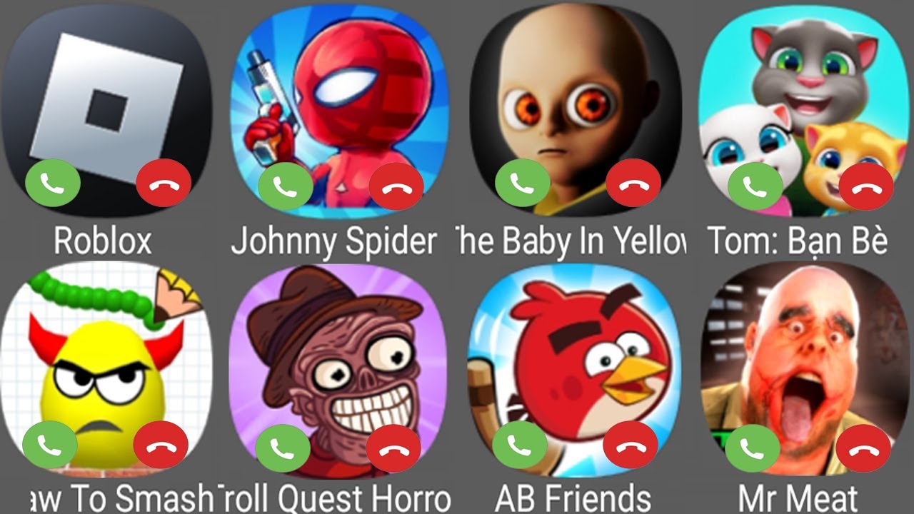 Mr Meat,Roblox,The Baby In Yellow,AB Friends,Stick vs Zombides,Draw To ...