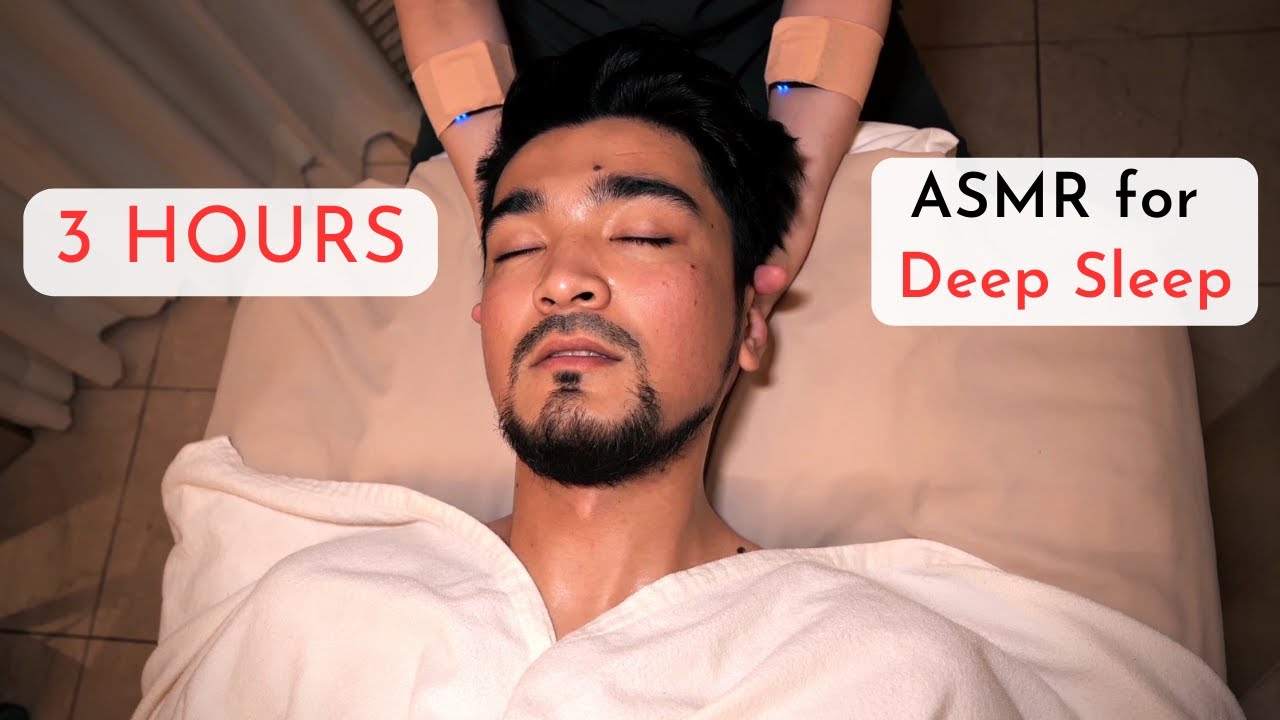 (3 Hour ASMR) Japanese Body, Shoulder and Head Massage for Relaxation ...