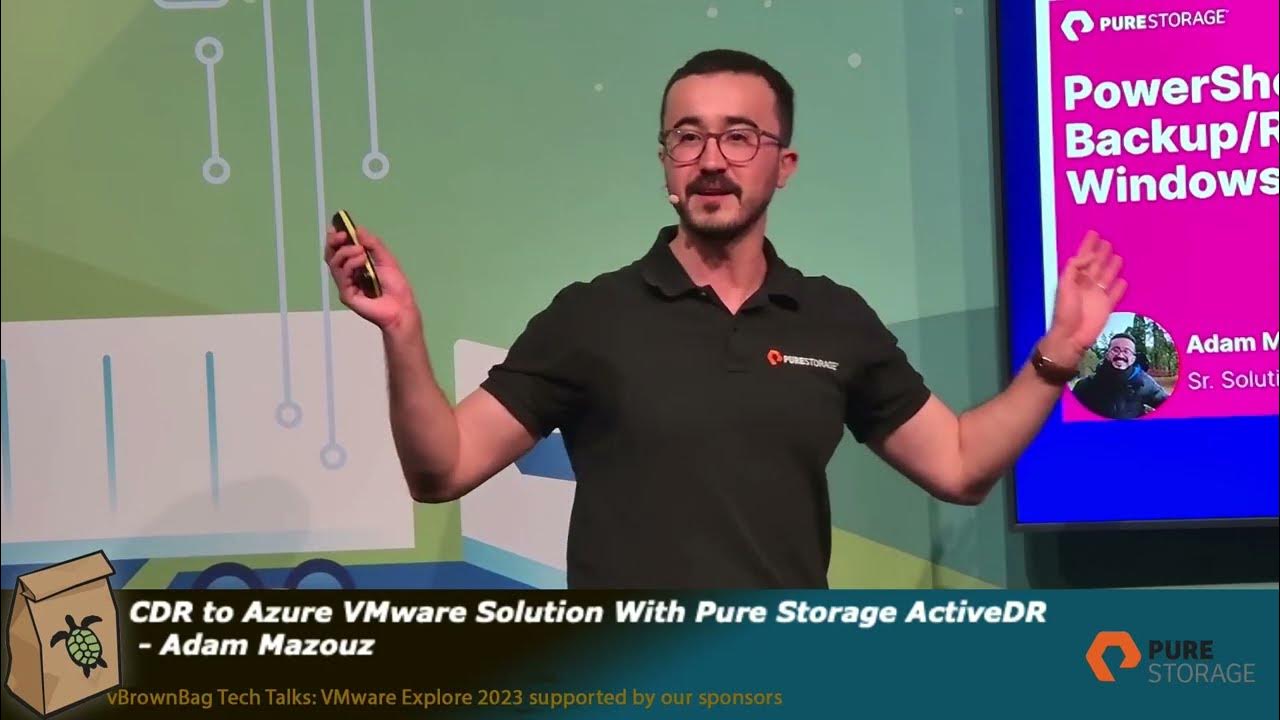 Continuous Data Replication (CDR) to Azure VMware Solution With Pure Storage ActiveDR - Adam ...