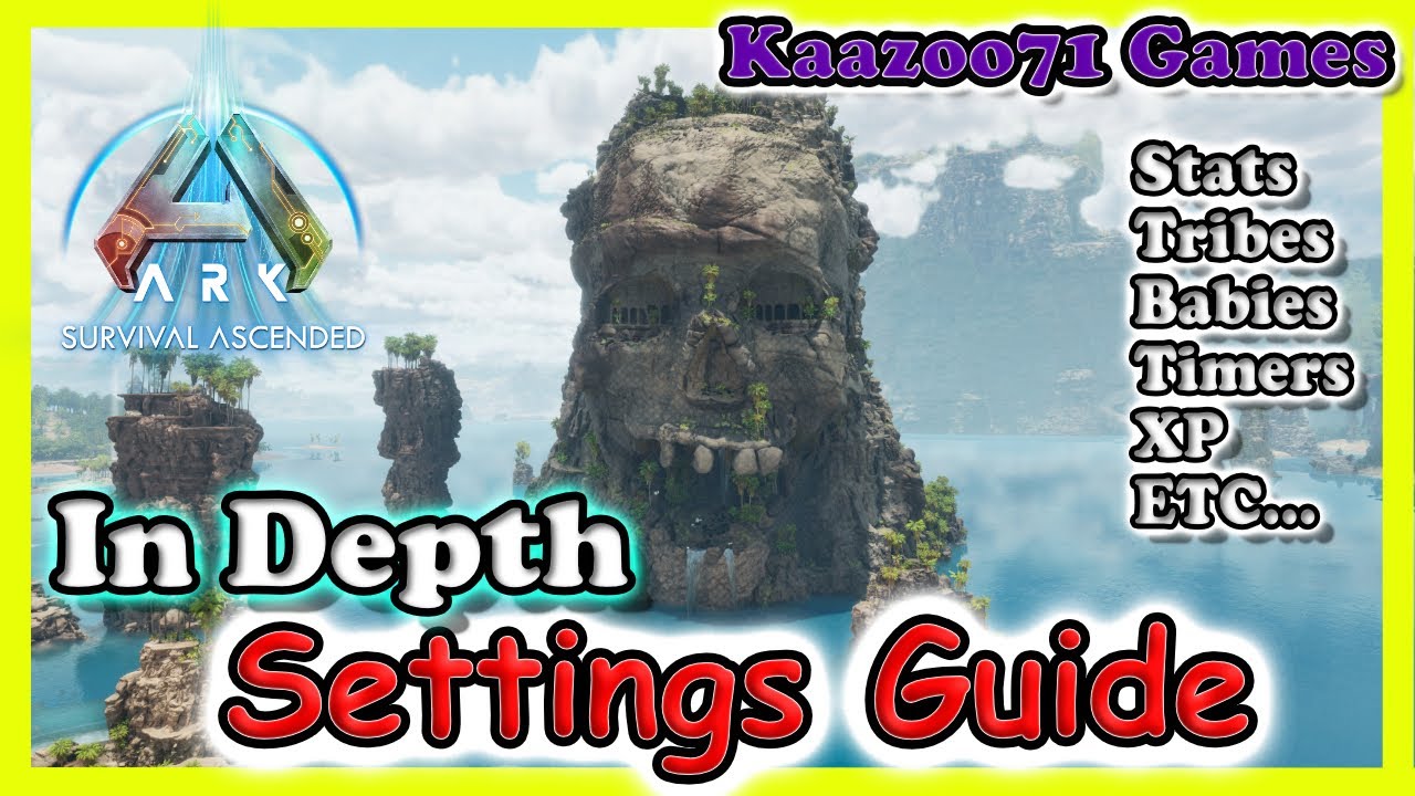 Ark Survival Ascended Settings Guide💥 - YouTube