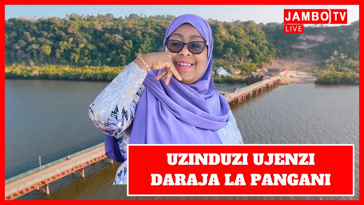 SHUHUDIA RAIS SAMIA AKIZINDUA UJENZI WA DARAJA LA MTO PANGANI, TANGA ...
