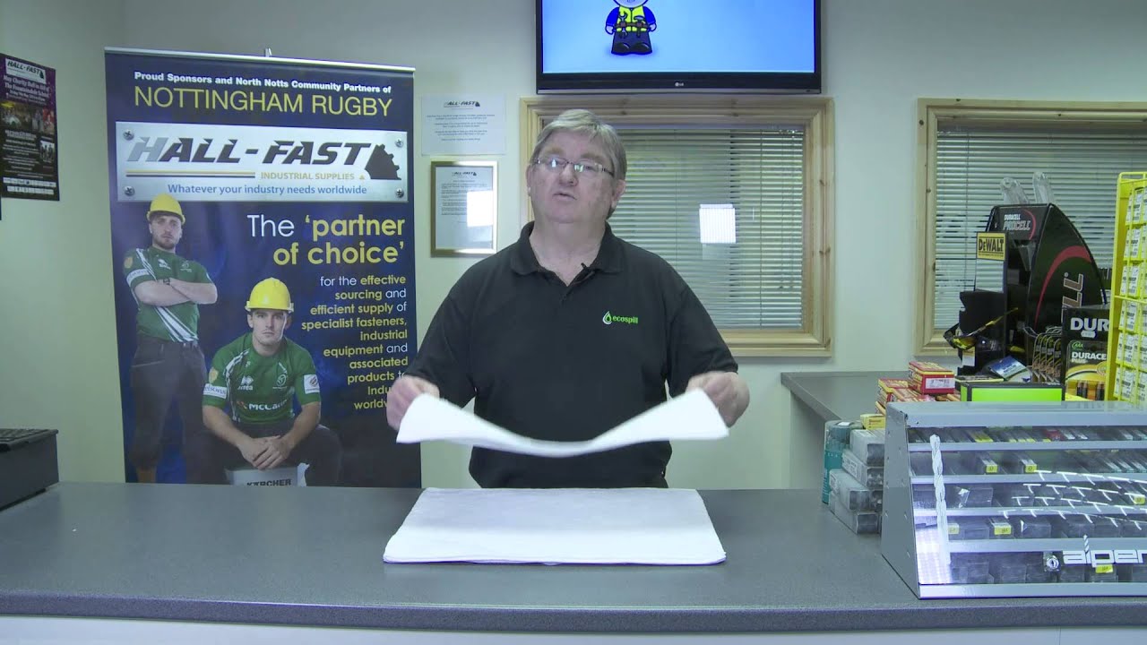 Classic Oil Only Pads - Hall-Fast Industrial Supplies Ltd - YouTube