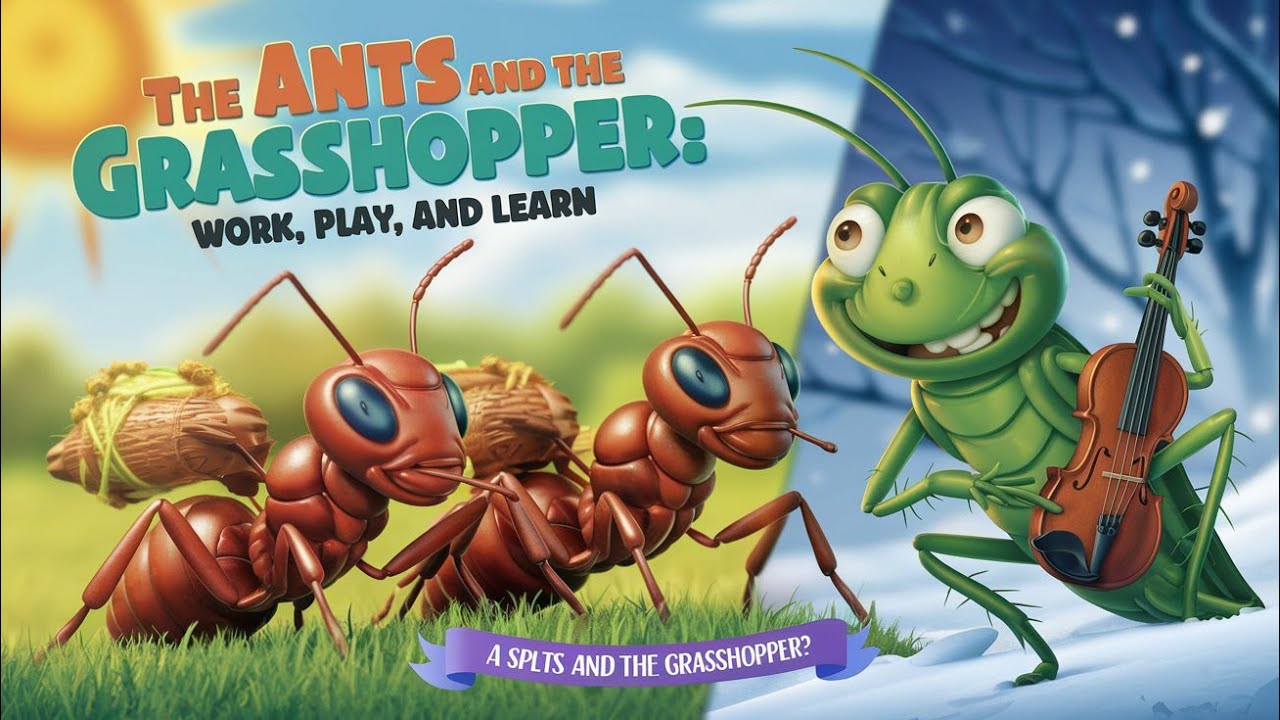 The Ant and the Grasshopper | Nursery Rhymes & Kids Songs - YouTube