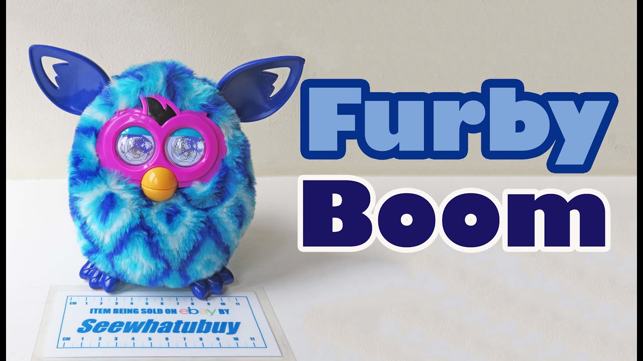 SOLD - Hasbro Furby Boom Blue Diamond Talking Electronic Interactive ...