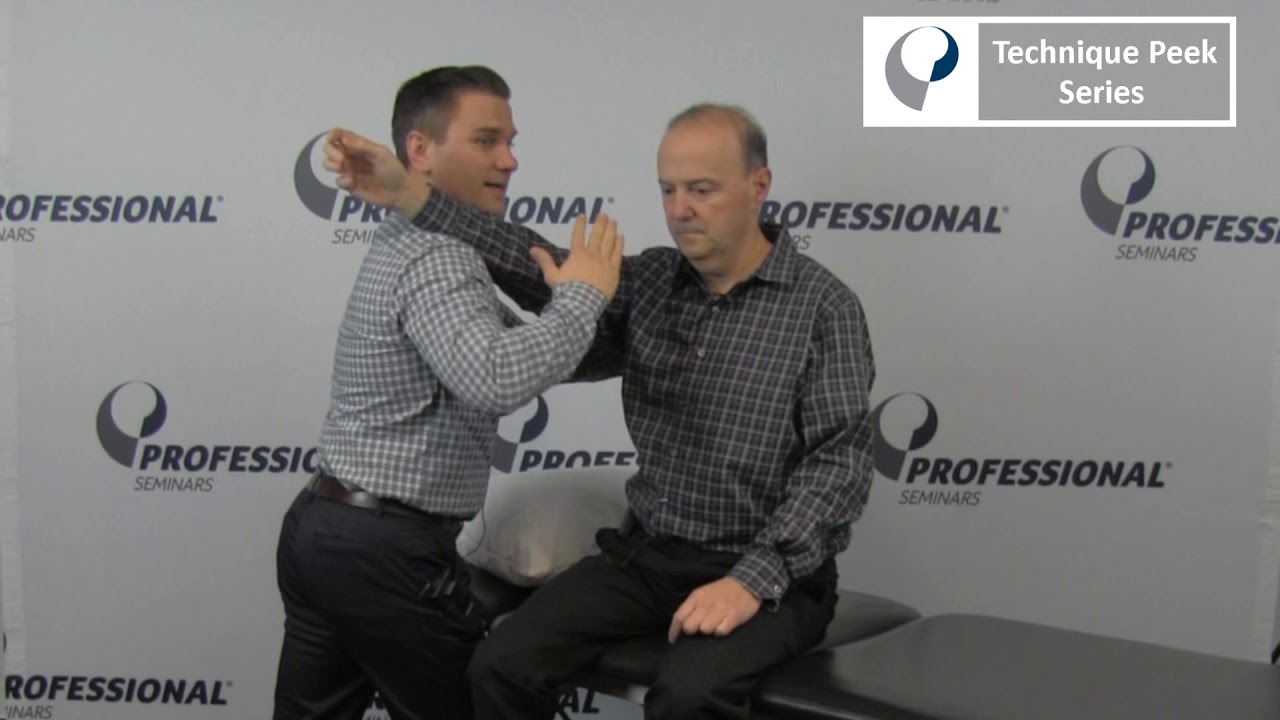 Shoulder Elevation Mobilization with Movement | Technique Peek Series ...