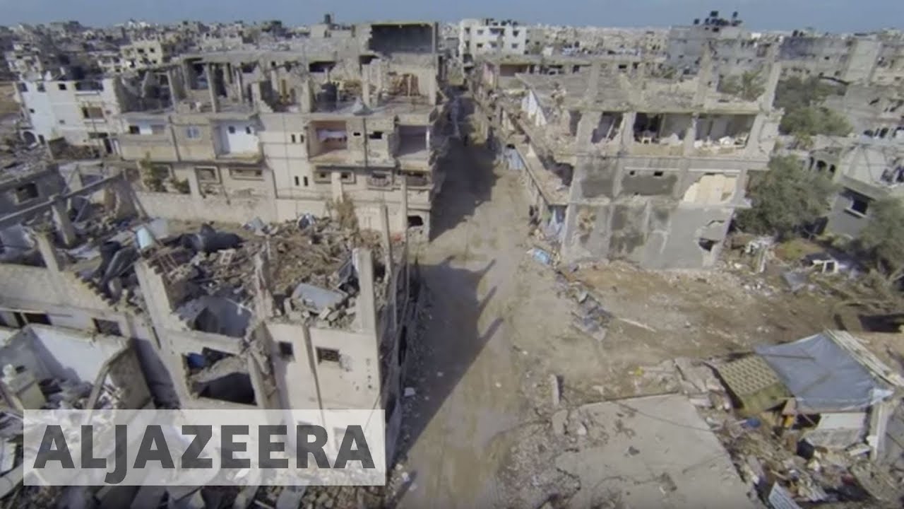 Palestine Remix - Drone Footage: Shujaiya in Gaza - YouTube