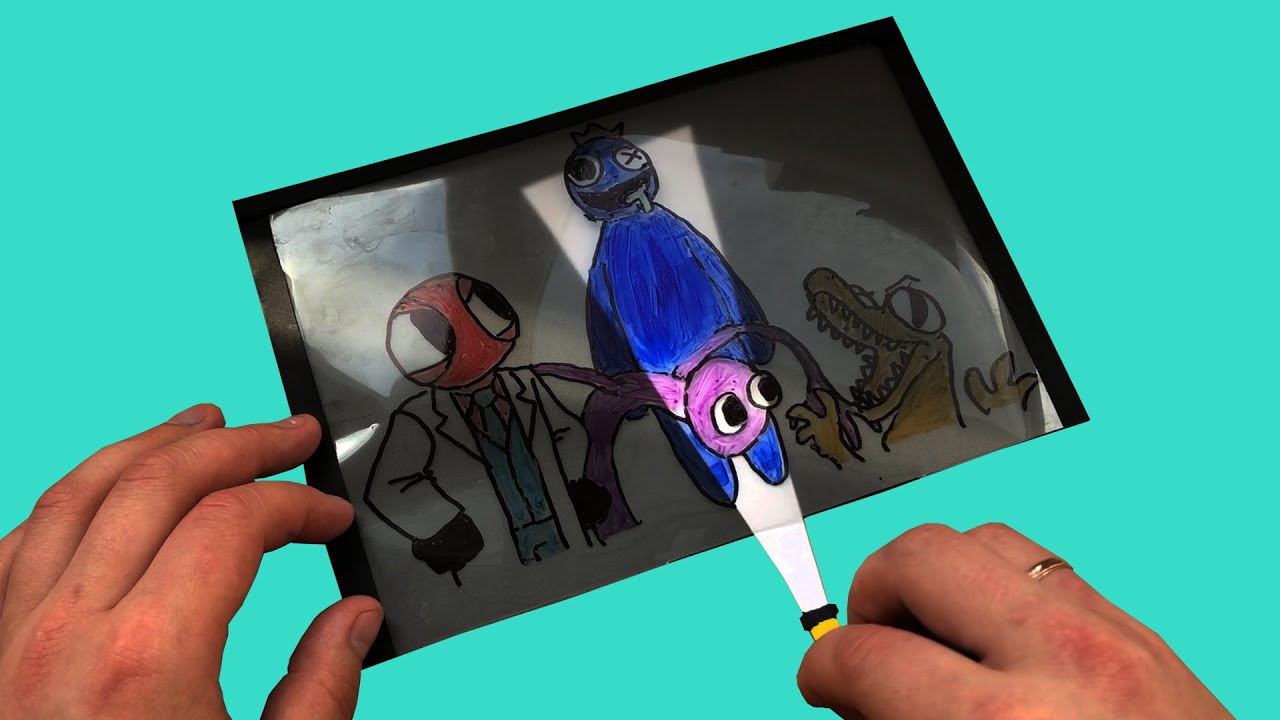 WHERE'S RAINBOW FRIENDS ??? WE DRAW AND MAKE BEAUTIFUL PAPER CRAFTS ...