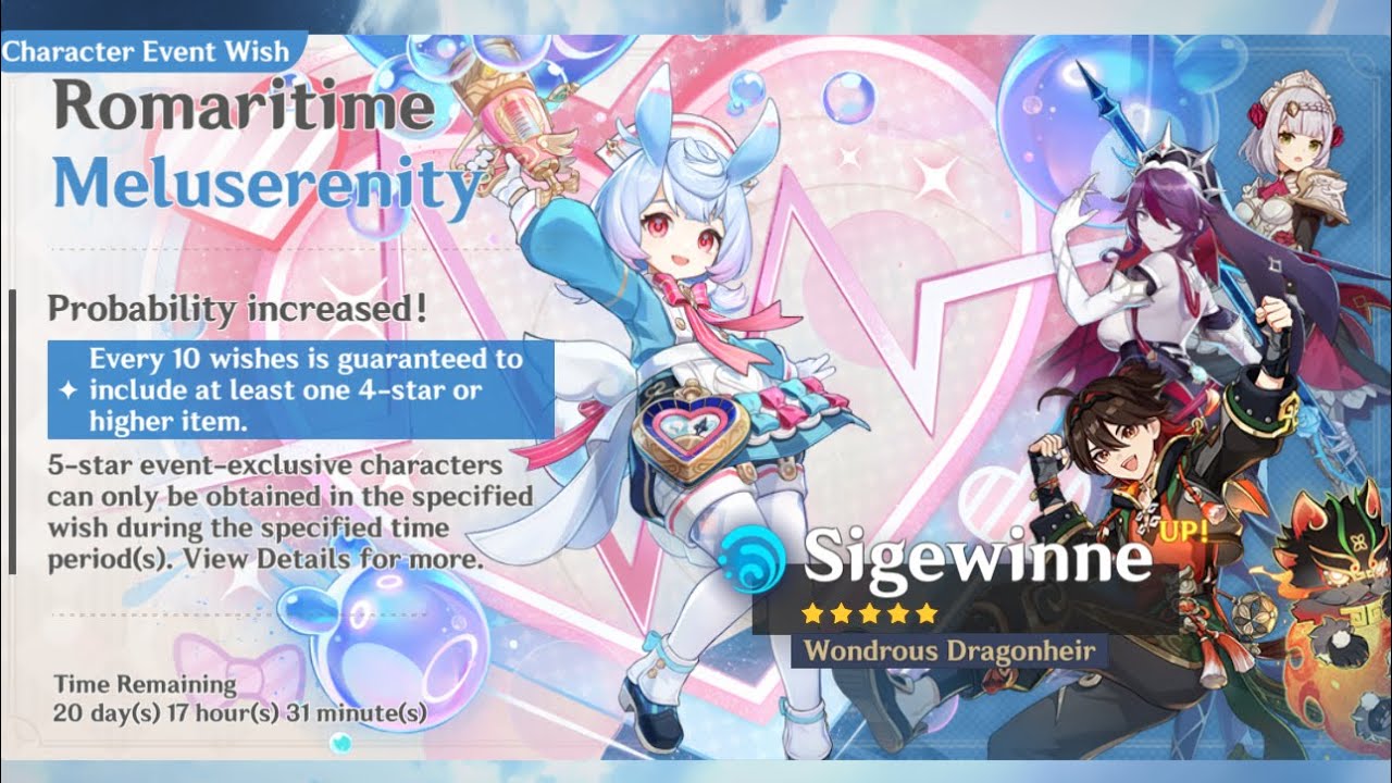 Genshin Impact - Pulling for Sigewinne - YouTube