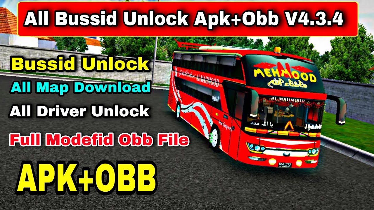 All Bussid Unlock Apk+ Full Modefid Obb File v4.3.4 / Bussid New Update ...