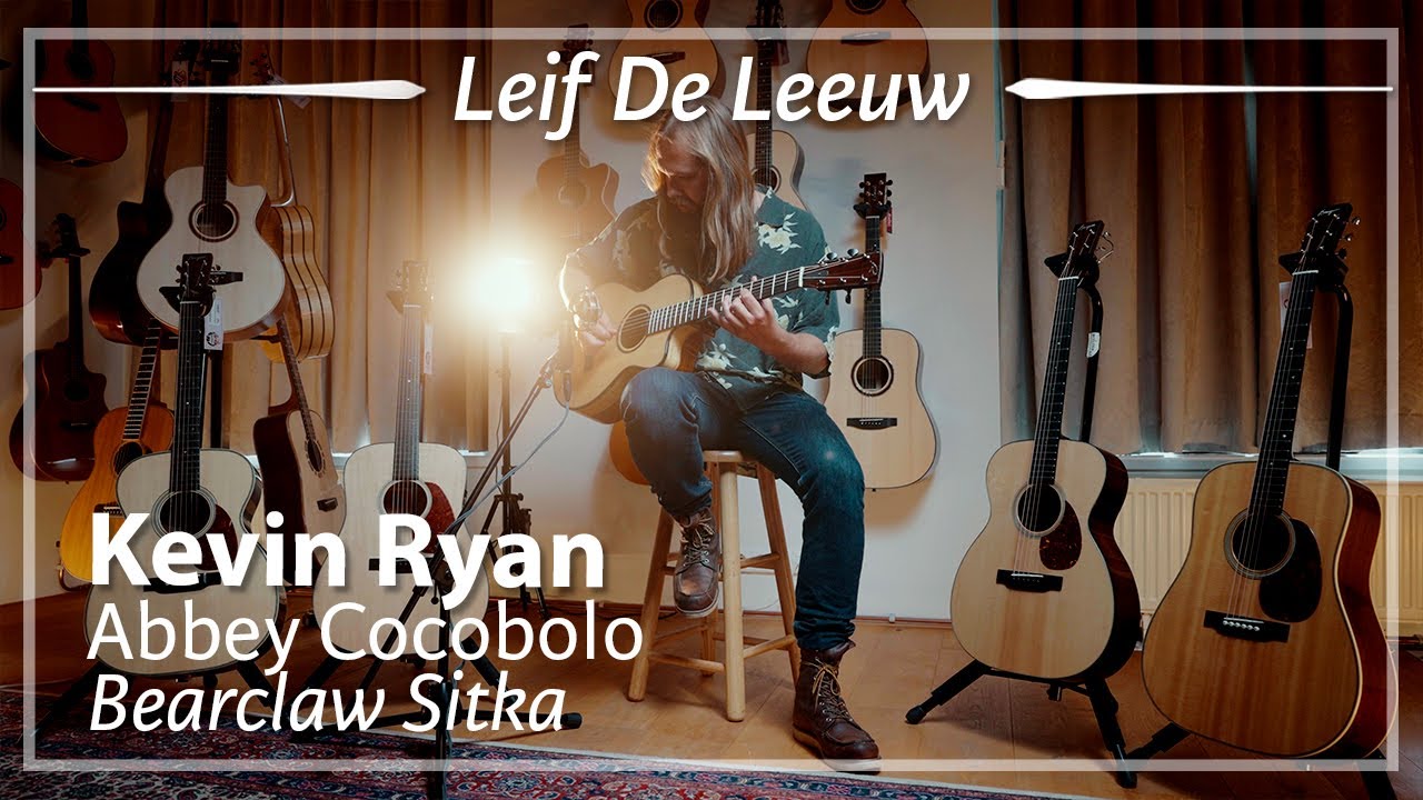 Kevin Ryan Abbey Cocobolo Bearclaw Sitka played by Leif de Leeuw | Demo - YouTube